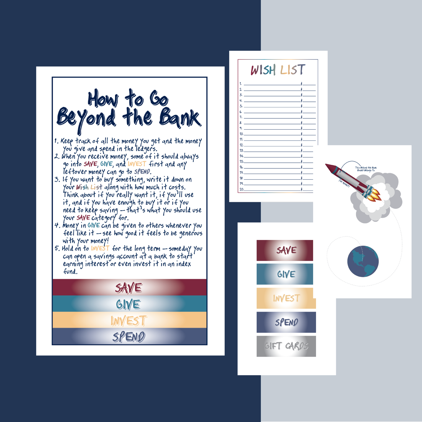 Money Management System for Kids Printable – Beyond the Bank